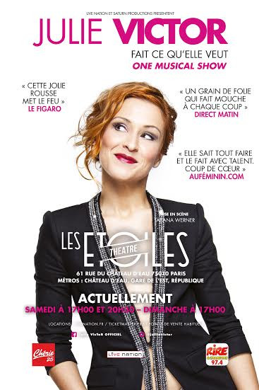 Julie Victor fait ce qu'elle veut au Théâtre Les Etoiles - ElleAdore